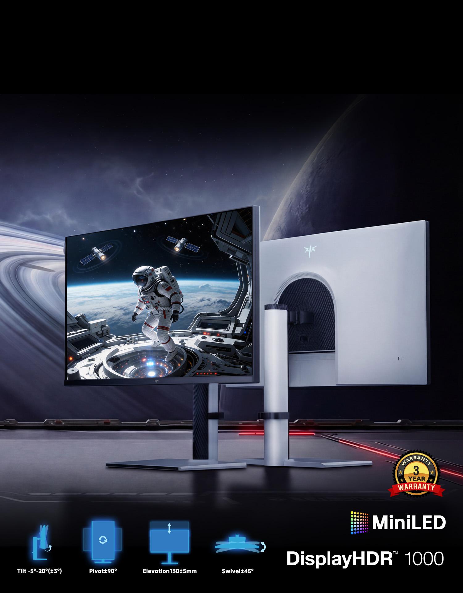 KTC Mini LED 27" 200Hz 2K HDR1000 Gaming Monitor | M27T6S - TikTok Shop